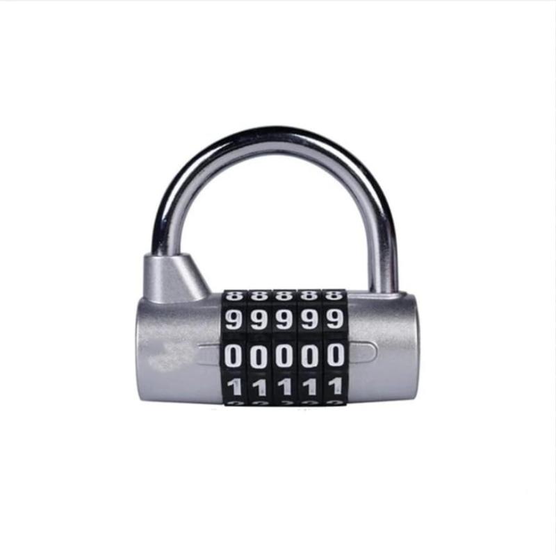 【楽天市場】 南京錠 5桁の組み合わせ ダイヤル ロック式 暗証番号 自由 設定 防犯 防盗 可変式：office matsuda