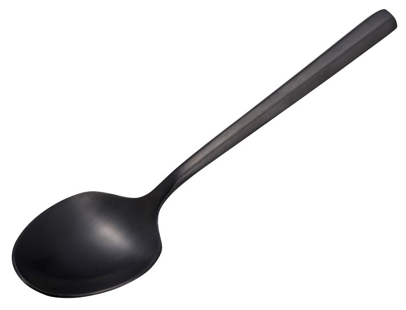 【楽天市場】キャプテンスタッグ(PTIN STG) カトラリー ナイフ スプーン フォーク ブラック ステンレス製 チタンめっき ヘキサゴン ...