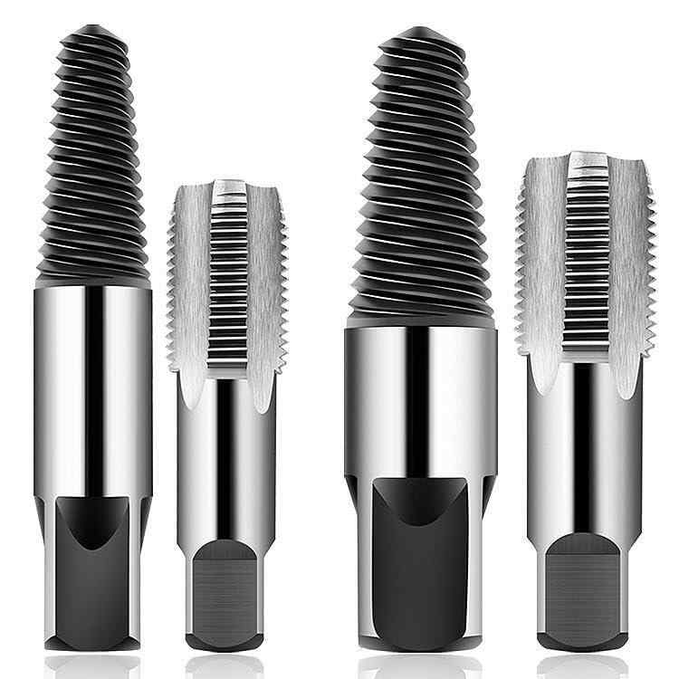 【楽天市場】 スクリューエキストラクター と パイプタップ 配管用 折れたビス抜き と ネジ切り修正 高炭素鋼 管用タップ と ネジ抽出器 ...