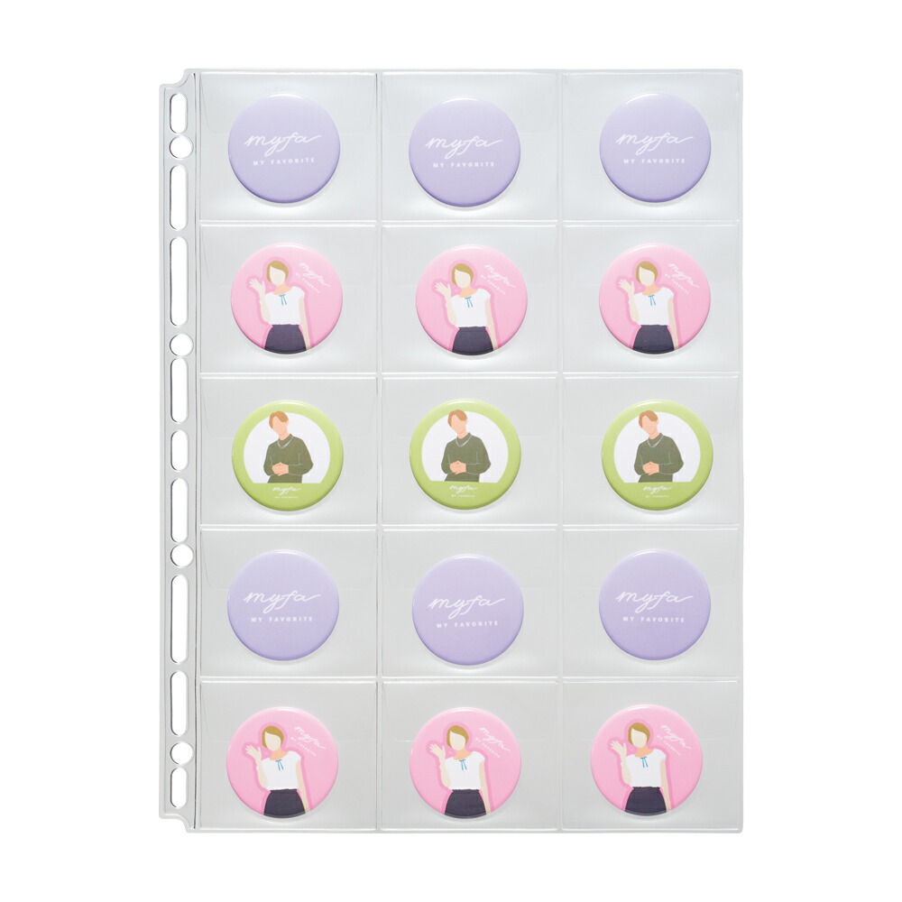 【楽天市場】myfa ミファ コレクションポケット＜PVC＞15ポケット A4 30穴 2枚入【リヒトラブ】N-3312：オフィス ユー