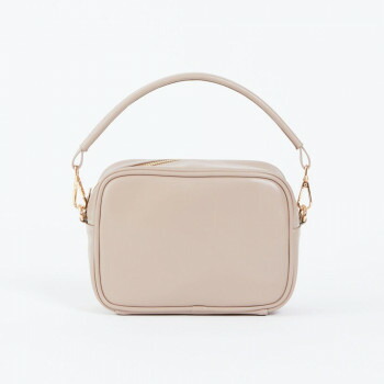 【楽天市場】（同梱不可） 志成販売 ヴィーガンレザー ダブルハンドル バッグ ベージュ 107941BE 環境に配慮したヴィーガンレザーで作ら ...