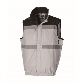 【楽天市場】（同梱不可） NC-1071 Nクールウェア 反射材ベスト (服2L) シルバー・チタン・3Dエリ 8212734 視認性を確保し ...