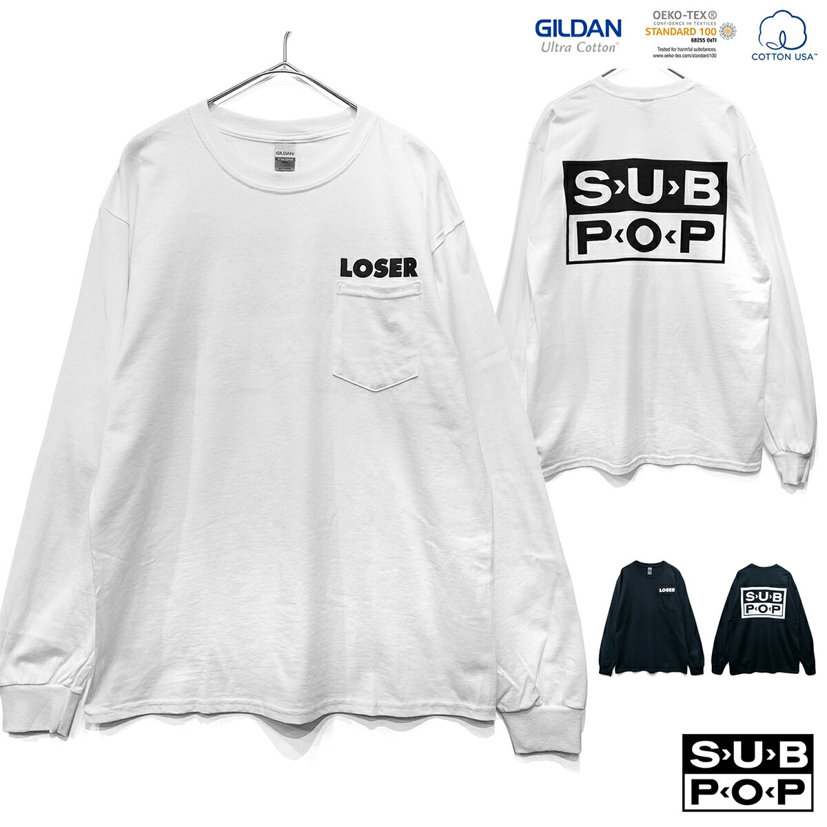 【楽天市場】SUB POP 「LOSER 」 ポケロンT サブポップ SUBPOP オルタナ ロック グランジ バンド Tシャツ ポケット ...