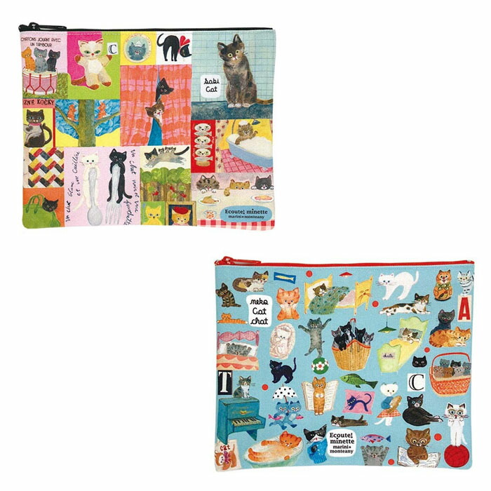 【楽天市場】【ECOUTE！】E.minette フラットポーチ：OGURI