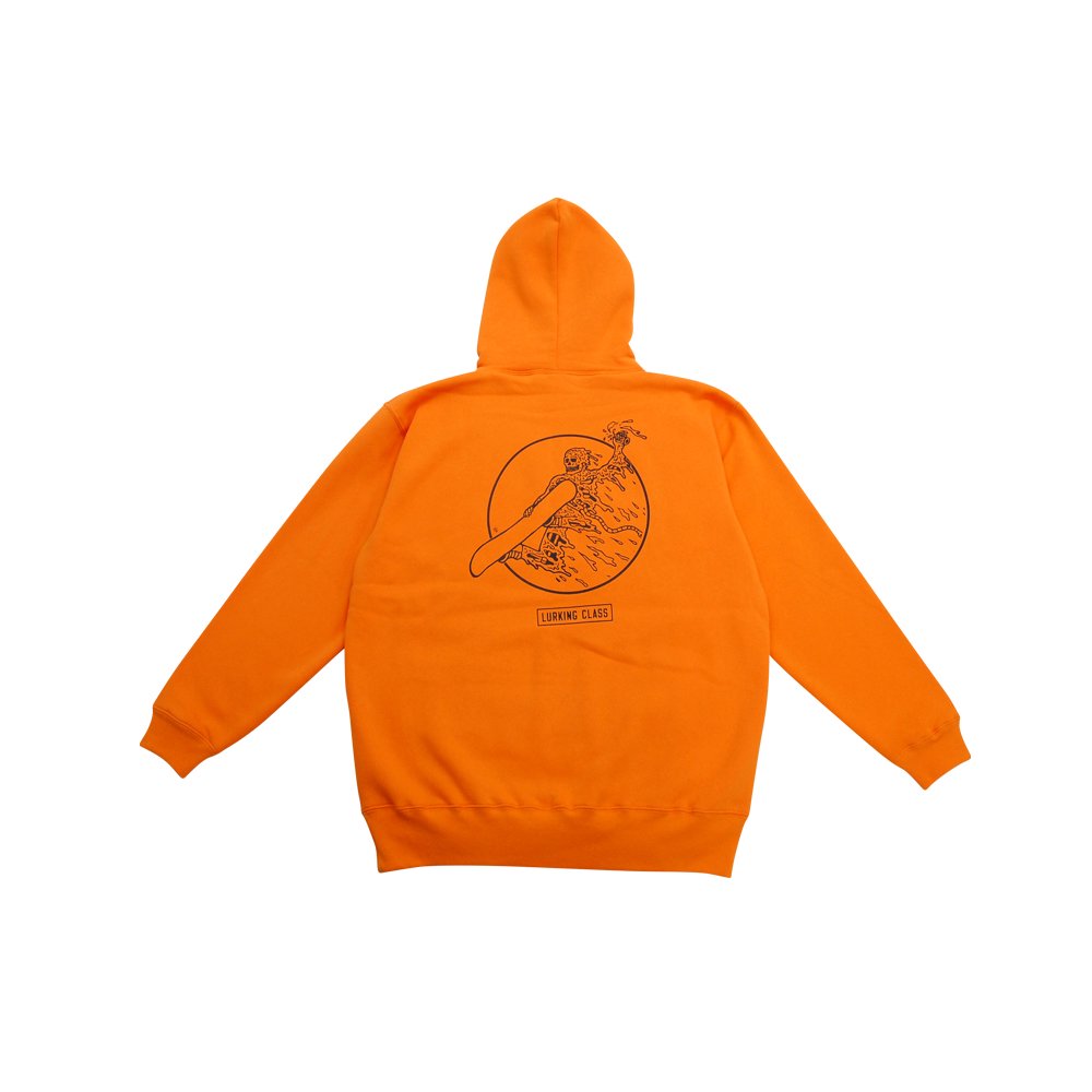 【楽天市場】【 LURKING CLASS / MELT SNOW HOOD / ORANGE 】 ラーキングクラス スウェット パーカー ...