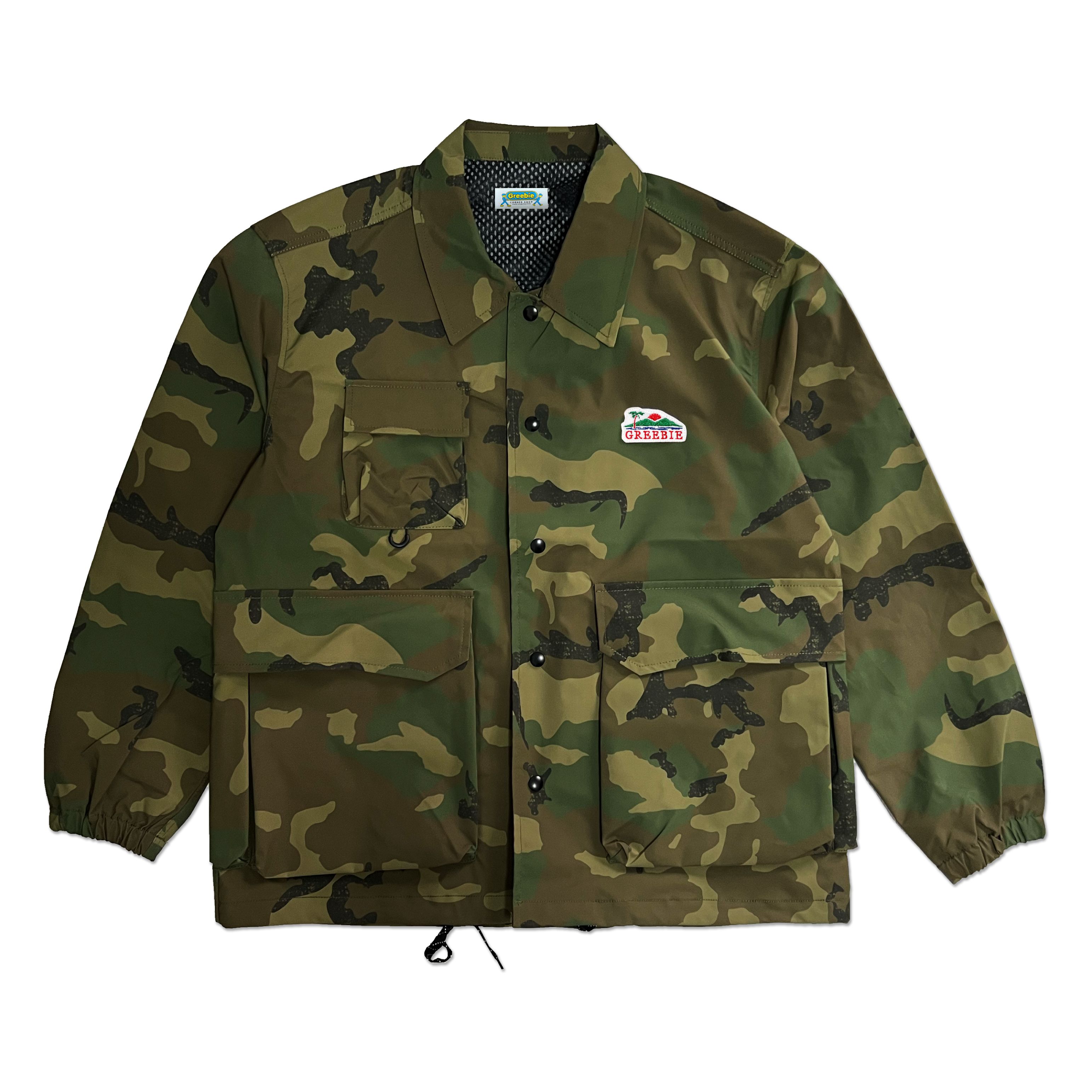 【楽天市場】【 Greebie / Multifunction Jacket / CAMO 】 グリービー アウター ジャケット コーチ ...