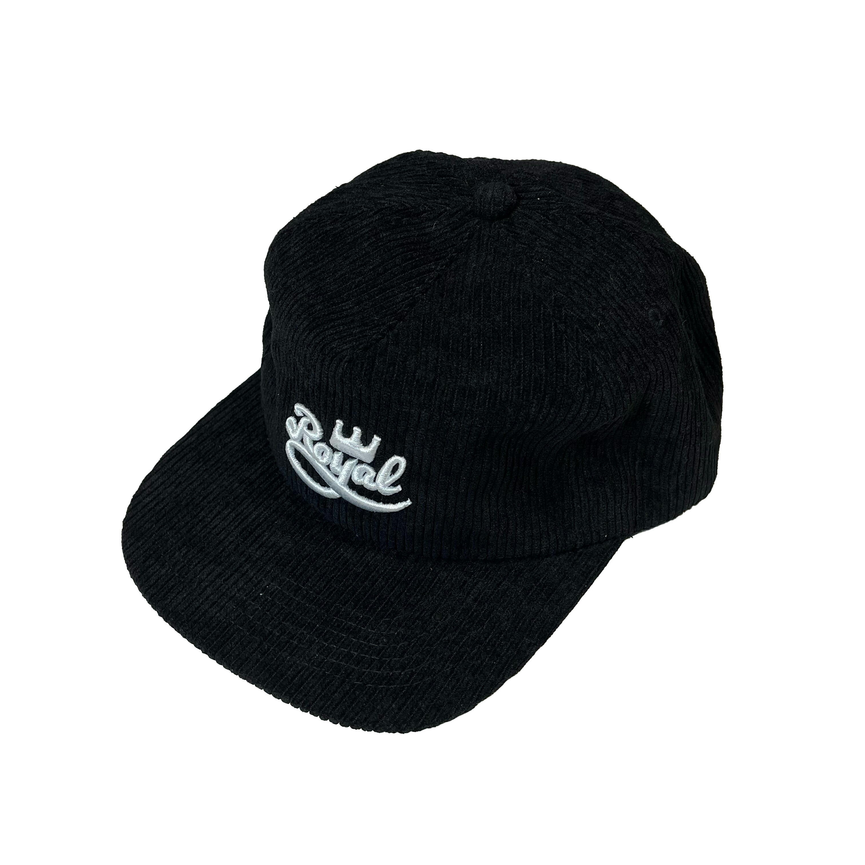 【楽天市場】【 ROYAL / EVOLVED SCRIPT CORD SNAPBACK / BLACK 】 ロイヤル キャップ スナップバック フラットバイザー コーデュロイ ブラック 黒 ...