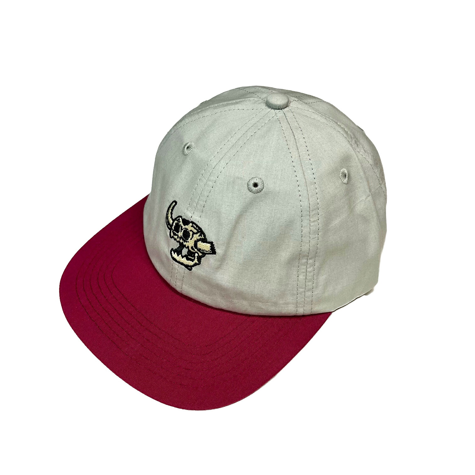 【楽天市場】【 TOY MACHINE / DEAD MONSTER UNSTRUCTURED CAP / GRAY × MAROON ...