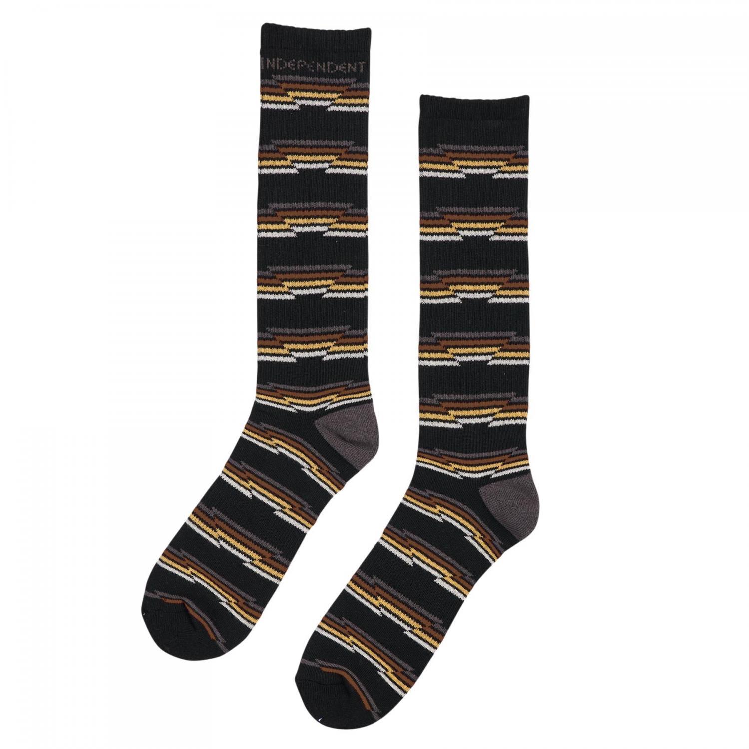 【楽天市場】【 INDEPENDENT / WIRED SOCKS / BLACK STRIPE 】 インディペンデント ソックス 靴下 ...