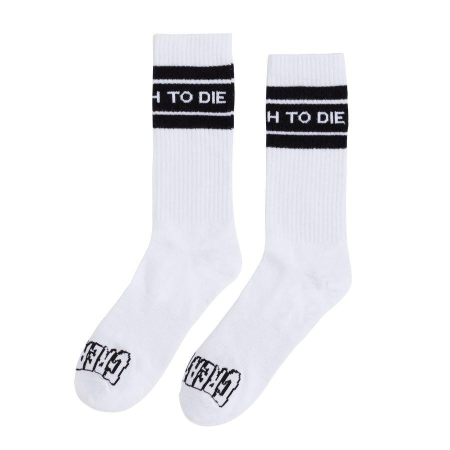 【楽天市場】【 CREATURE / TOO HIGH SOCKS / WHITE 】 クリーチャー ソックス 靴下 ホワイト 白 ...
