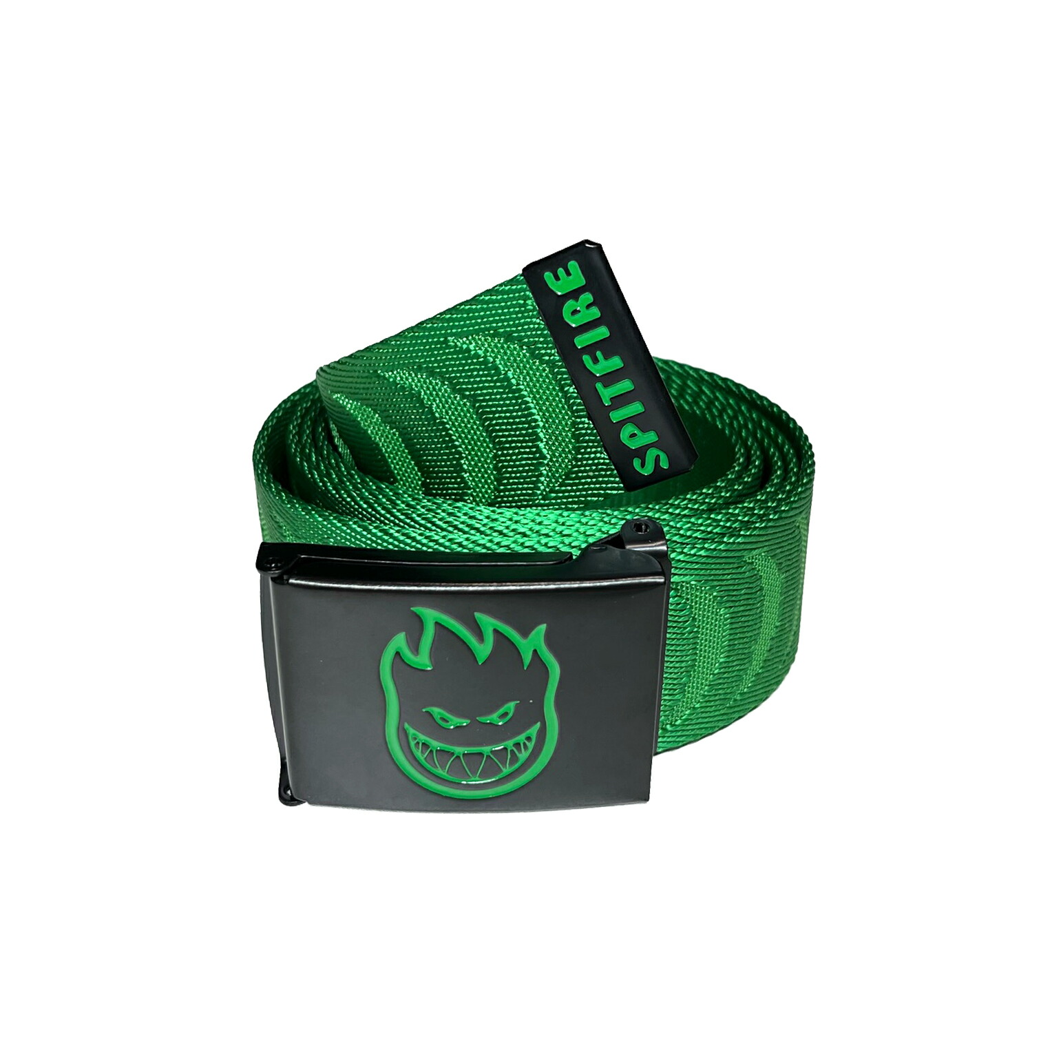 【楽天市場】【 SPITFIRE / BIGHEAD CRESCENT JACQUARD WEB BELT / GREEN ...