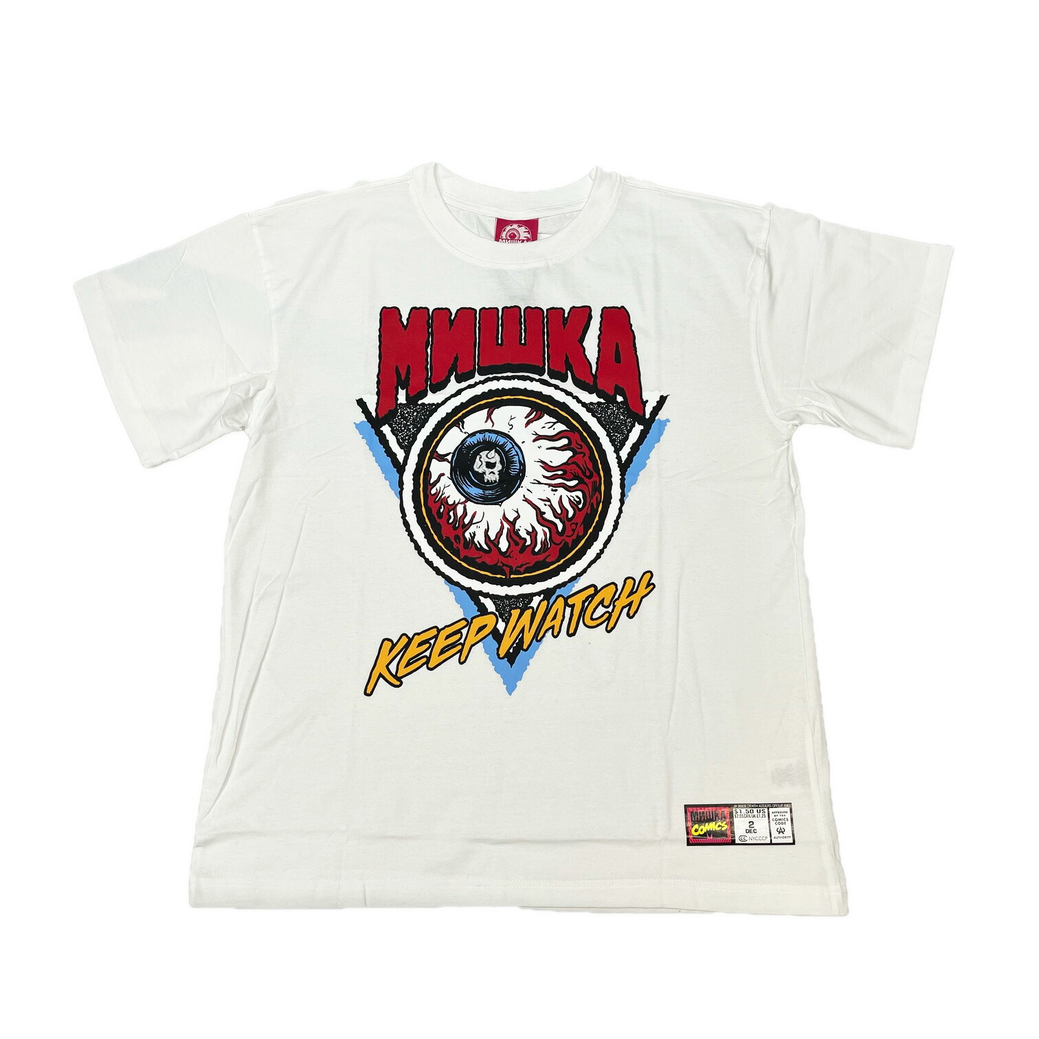 【楽天市場】【 MISHKA / Keep Watch Emblem Tee / WHITE 】ミシカ 半袖 Tシャツ キープウォッチ ...