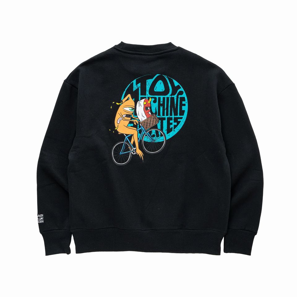 【楽天市場】【 TOY MACHINE / BIKE SECT SWEAT CREW / BLACK 】 トイマシーン スウェット トレーナー ...