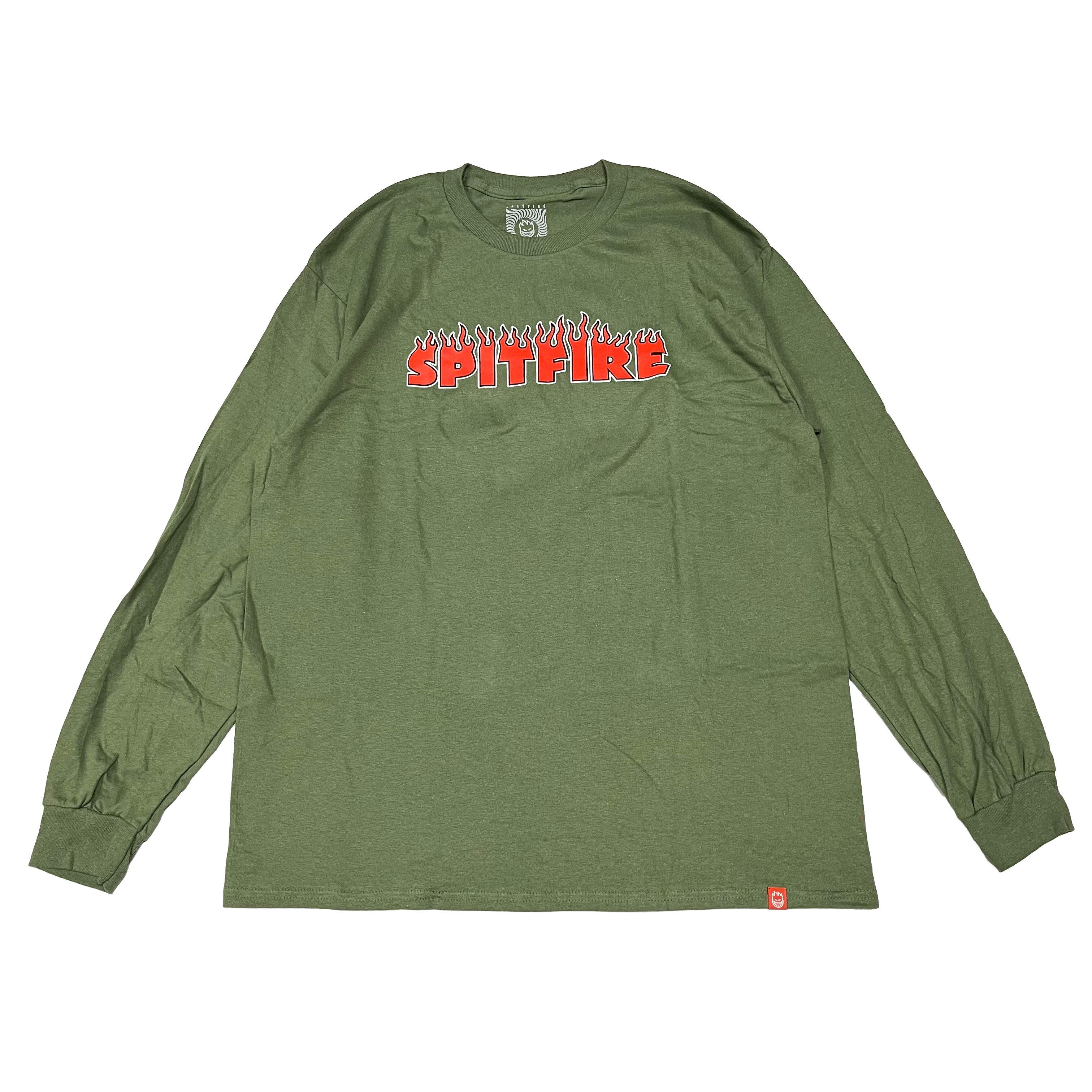 【楽天市場】【 SPITFIRE / DEMONSEED SCRIPT L/S Tee / MILITARY GREEN 】 スピットファイア ...