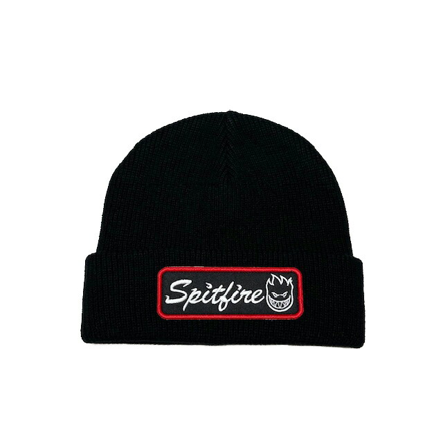 【楽天市場】【 SPITFIRE / COURIER PATCH CUFF BEANIE / BLACK 】 スピットファイア スピットファイヤー ニットキャップ ニット帽 ビーニー 帽子 ...