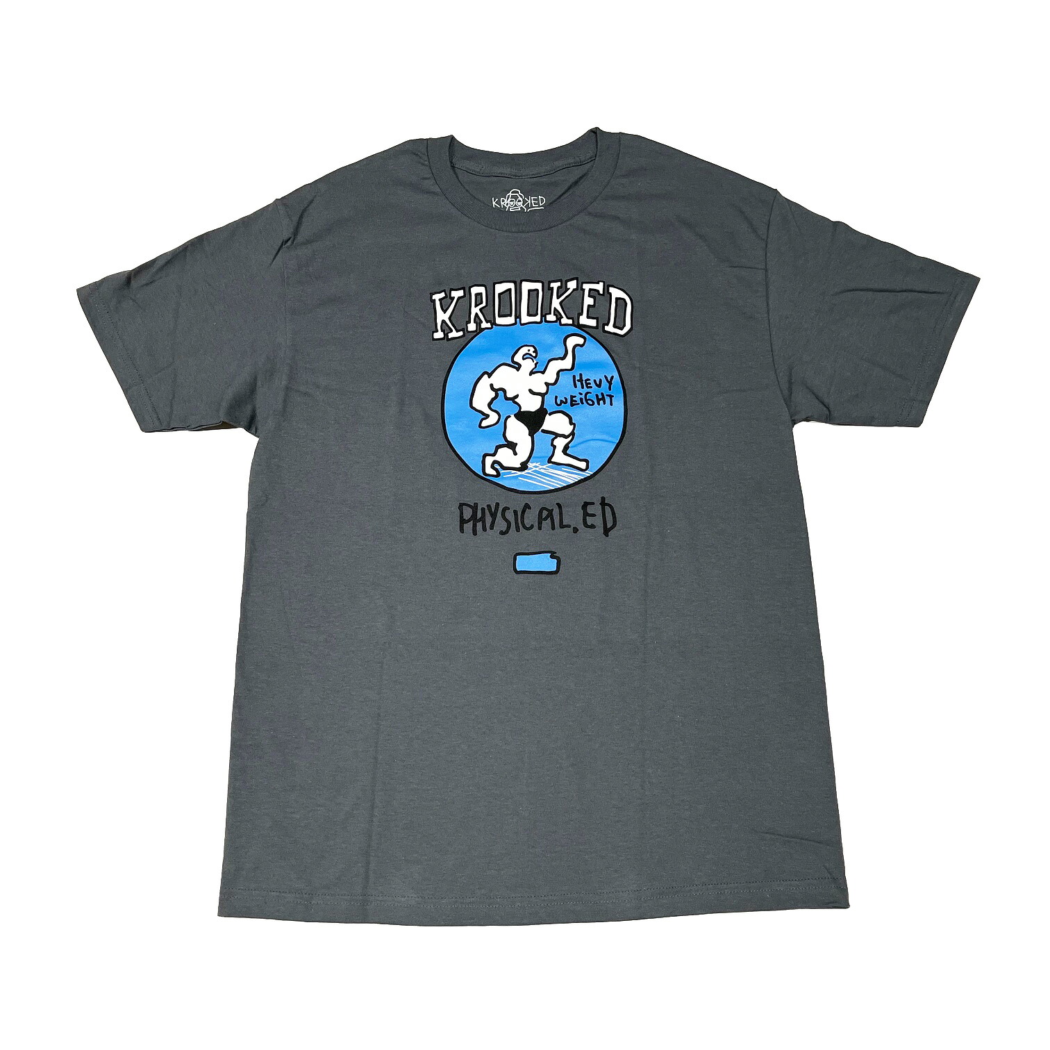 【楽天市場】【 KROOKED / PHYSICAL ED / S/S TEE / CHARCOAL 】 クルキッド 半袖 Tシャツ ...