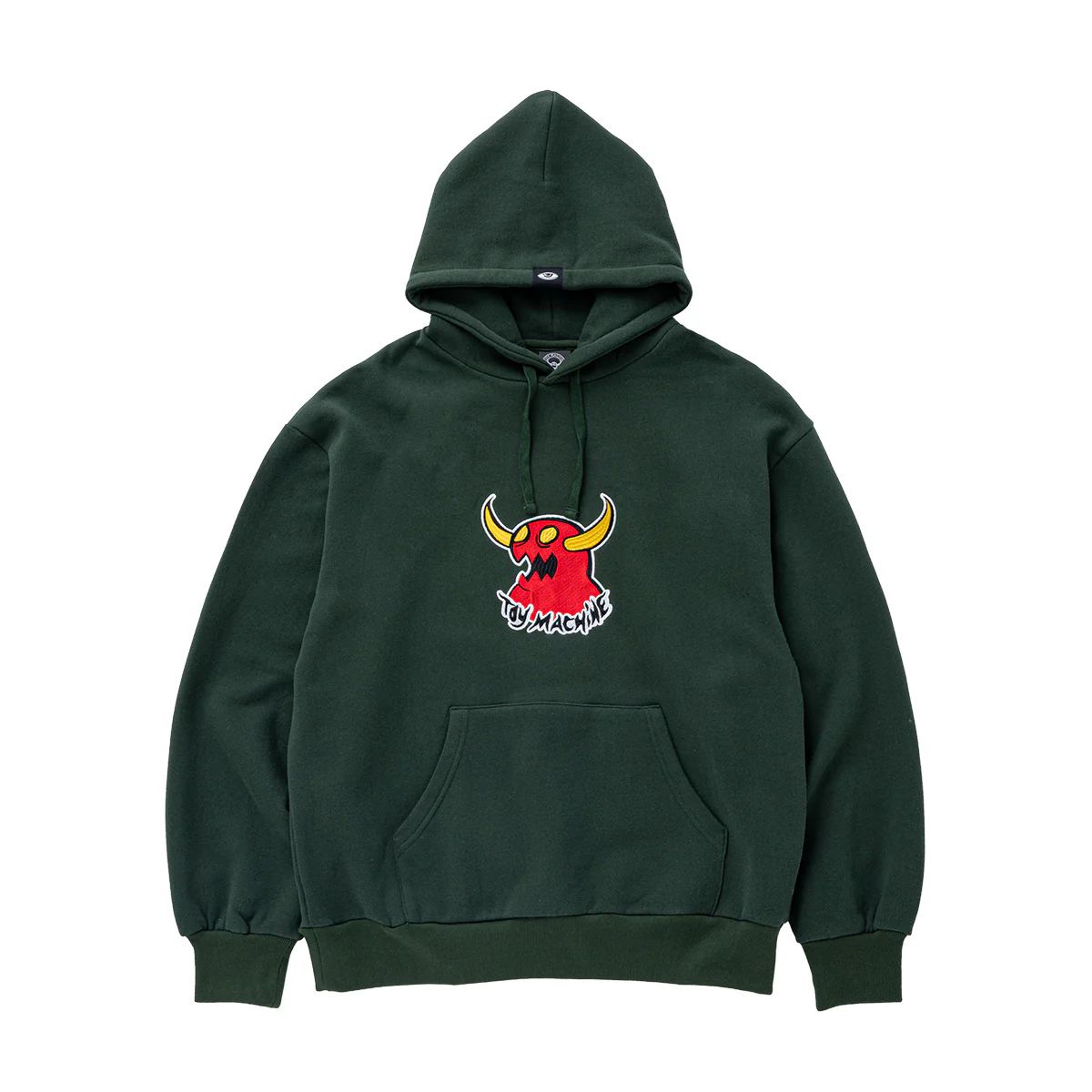 【楽天市場】【 TOY MACHINE / MARKED MONSTER EMBRO. SWEAT PARKA / GREEN 】 トイ ...