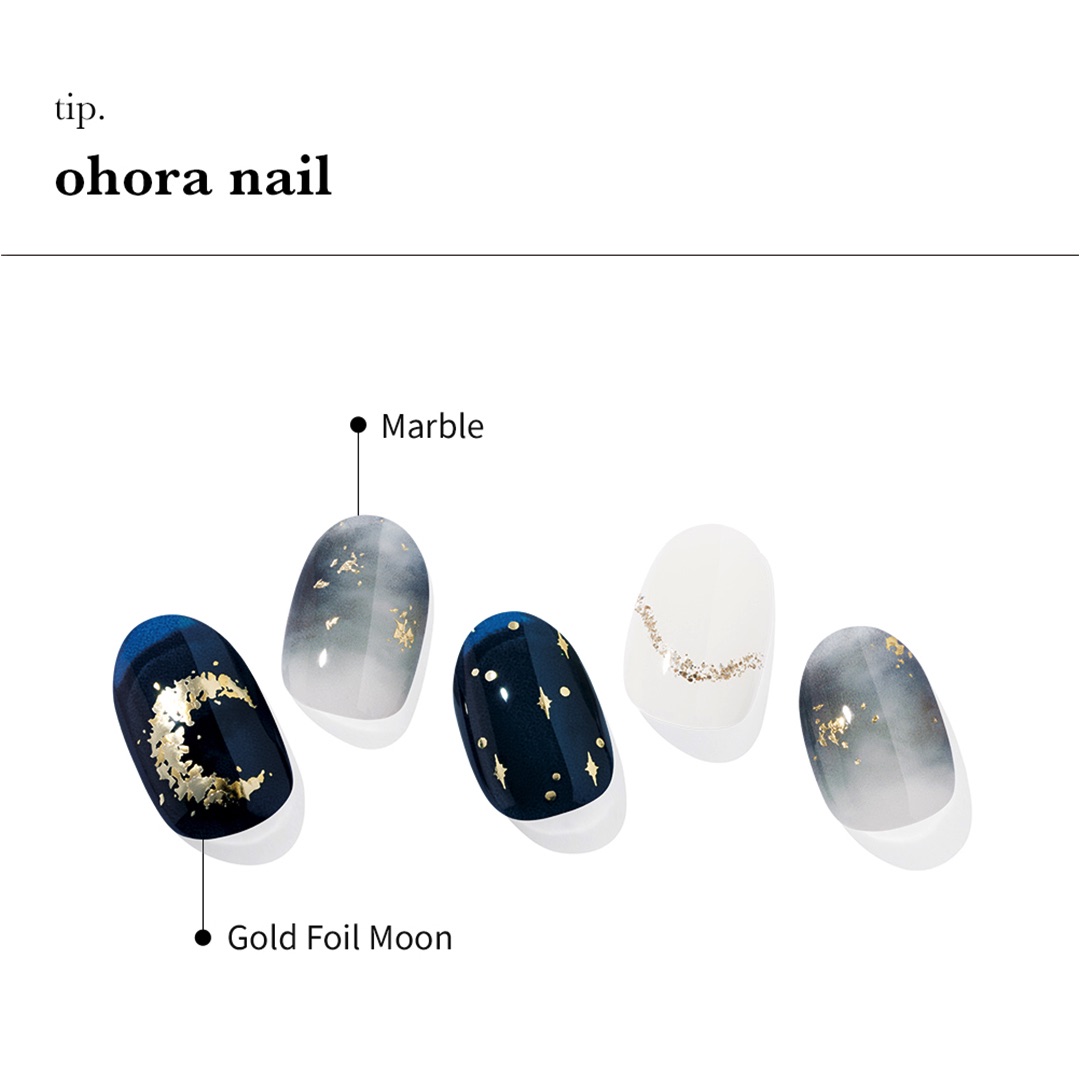 【楽天市場】【公式】N Moonlight：ND-343/ ohora gelnails nail オホーラ ネイル ジェルネイル ネイルシール セルフネイル ネイルステッカー おうちネイル ...