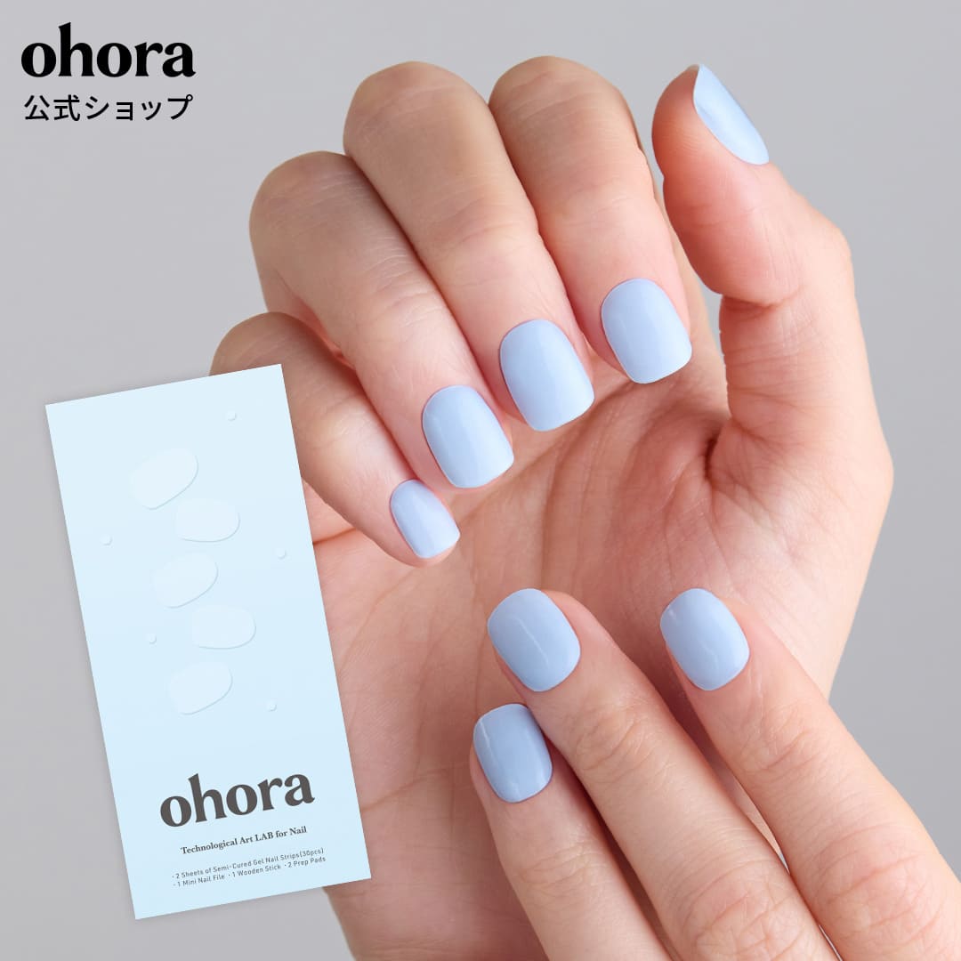【楽天市場】【公式】N Greyish Blue：NB-007-G/ ohora gelnails nail オホーラ ネイル ジェルネイル ネイルシール セルフネイル ネイルステッカー お ...