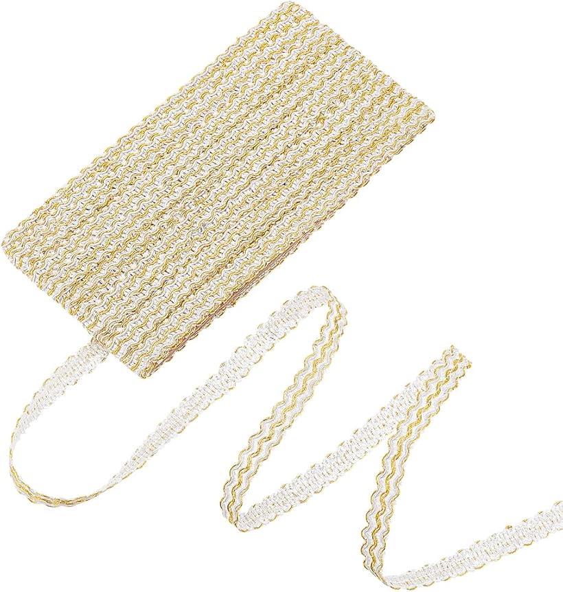 【楽天市場】【全品P5倍★お買い物マラソン】1.5cm ブレードリボン トリミング ひも 11m ビンテージ風 縁取り 布地 ゴールドレース アップリケ 織りリボン 布製バイアステープ ...