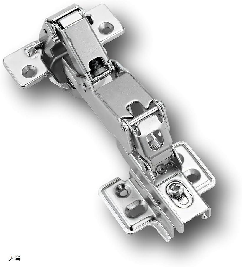 【楽天市場】ドア用 スライド丁番 180度 油圧式 2個セット(シルバー, 大弯)：OHstore