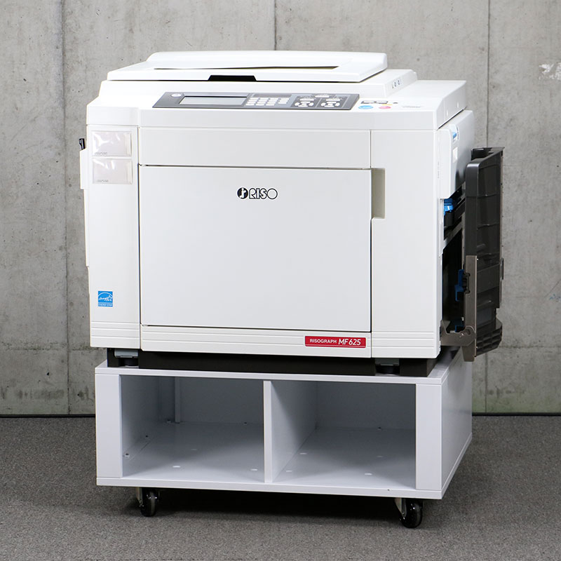 【楽天市場】中古印刷機 輪転機 理想科学 RISO（リソー）リソグラフ（RISOGRAPH）MF625【過去使用枚数422,549枚 B4 2色刷り対応 B4ドラム USB・LAN接続対応 ...