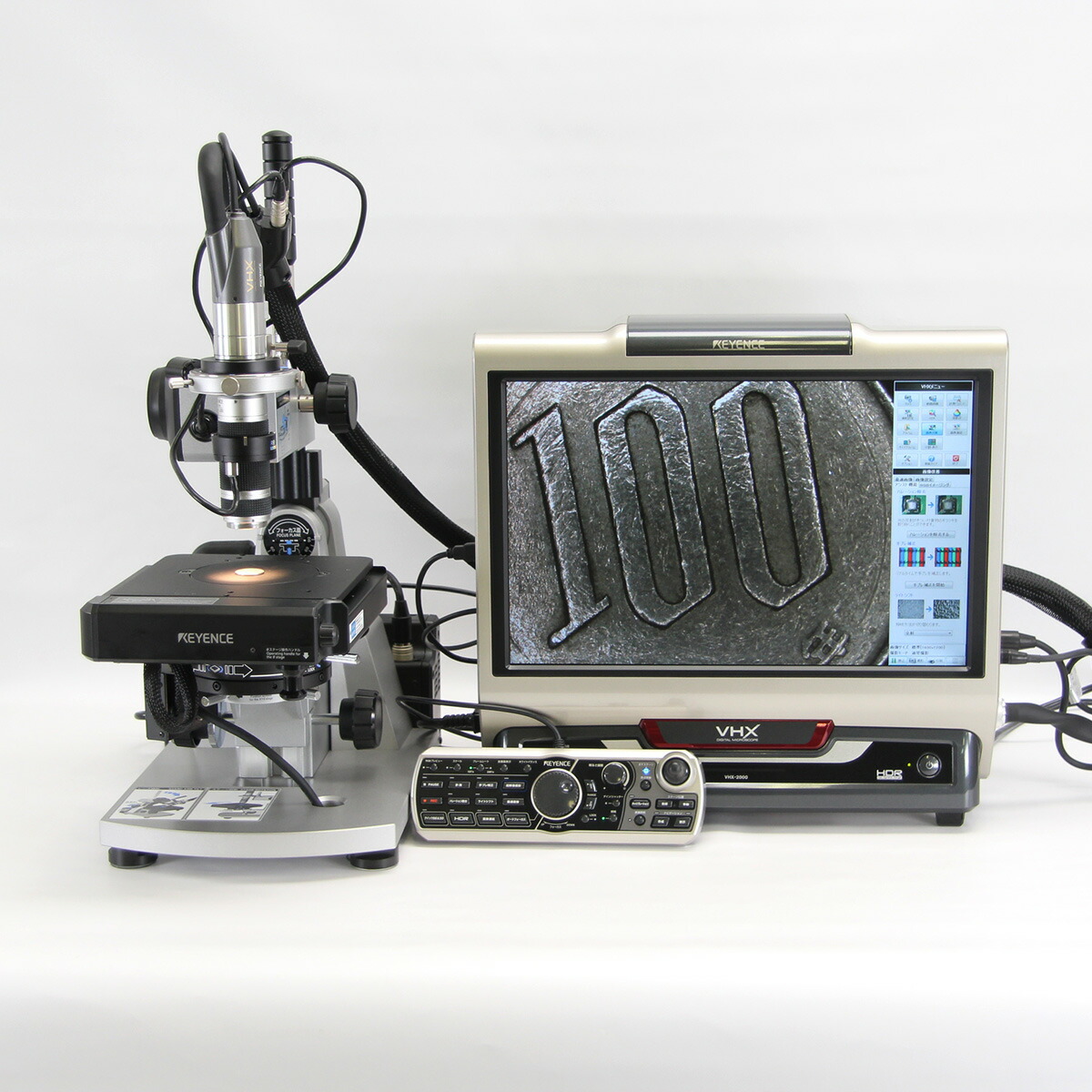 【楽天市場】KEYENCE デジタルマイクロスコープ VHX-2000 顕微鏡 VHX-S90B レンズ VH-Z00W VH-Z20W キーエンス 一カ月保証有り【大阪発】【送料無料 ...