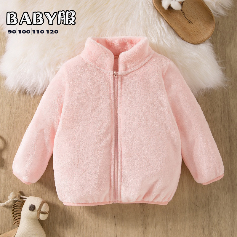 【楽天市場】子供 ボアジャケット ファージャケット もこもこ かわいい 女の子 男の子 ジャケット アウター シンプル 90 100 110 ...