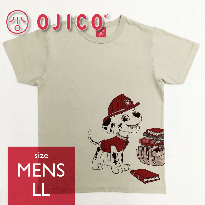 【楽天市場】OJICO（オジコ）半袖Tシャツ パウ・パトロール×OJICO「GOOD PUPS」メンズLLサイズ 犬 パウパト マーシャル ラブル ダルメシアン ブルドッグ 親子 お揃い 綿 ...