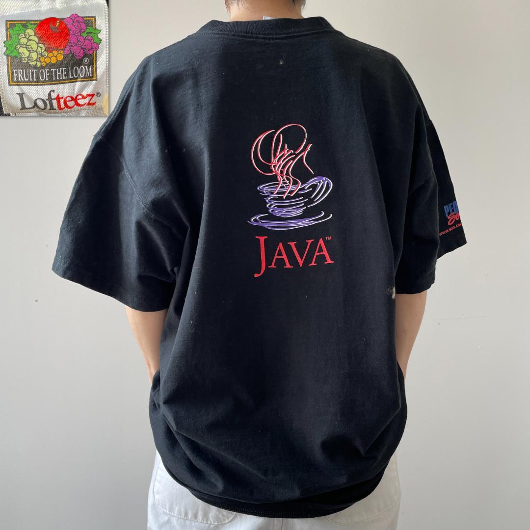 【楽天市場】GF654 90s JAVA ロゴ プログラム言語 Tシャツ IT系 企業T 黒：福井産米と雑貨 おじま商店