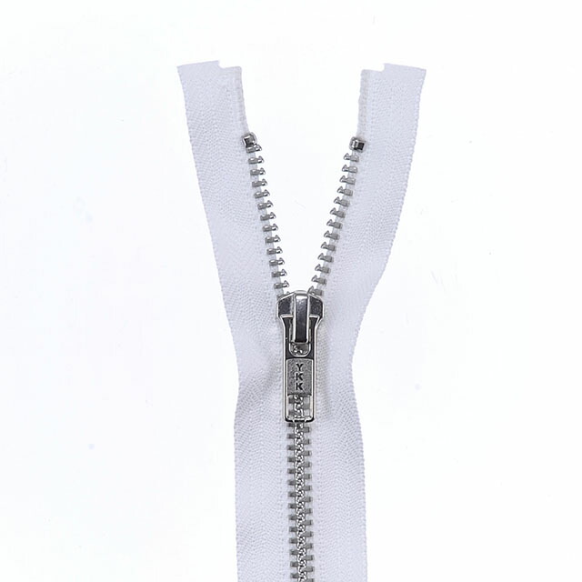 【楽天市場】YKK メタルファスナー YZiP（5Y DA OP） シルバー オープン 100cm 501.白 (H)_6b_：新宿オカダヤ コスプレ店