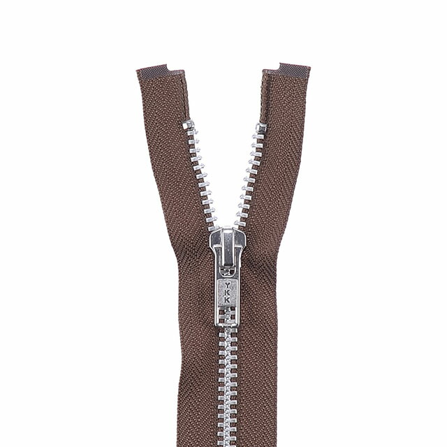 【楽天市場】\期間限定20%OFF／ YKK メタルファスナー YZiP（5Y DA OP） シルバー オープン 60cm 569.ブラウン 08Co99_：新宿オカダヤ楽天市場店