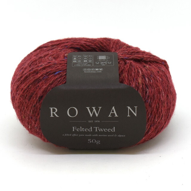 【楽天市場】毛糸 ROWAN-ローワン- Felted Tweed・フェルテッドツイード（Z036000） 150.Rage 06Co99j ...