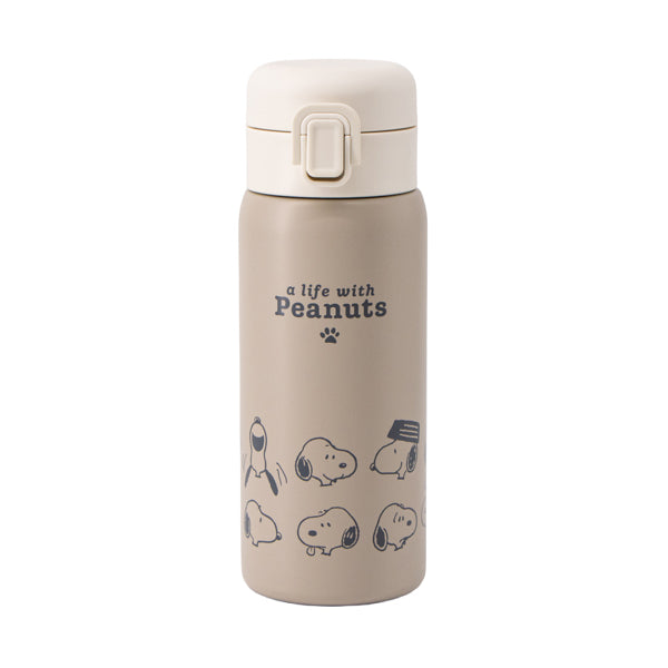 【楽天市場】スヌーピー ワンプッシュステンレスボトル 350ml (A LIFE WITH PEANUTS) 水筒 ボトル ピッチャー 約H184×W65×D65mm 約350mL 約255g ...