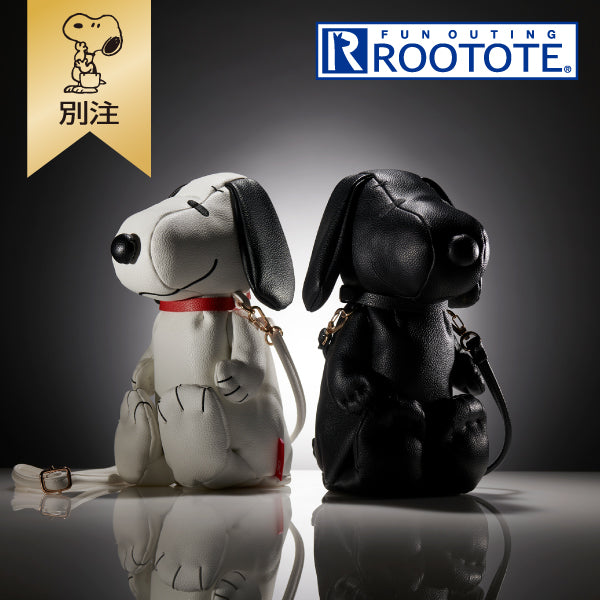 【楽天市場】【おかいものSNOOPY別注】ピーナッツ ROOTOTE おすわりスヌーピー ROOTOTE バッグ ショルダー 外側：合成皮革 ...