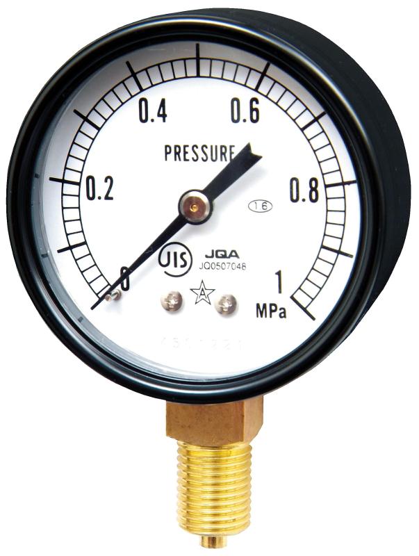 【楽天市場】トラスコ中山(TRUSCO) 右下精器製造 汎用圧力計 S−21−1MPa：櫻花舎楽天市場店