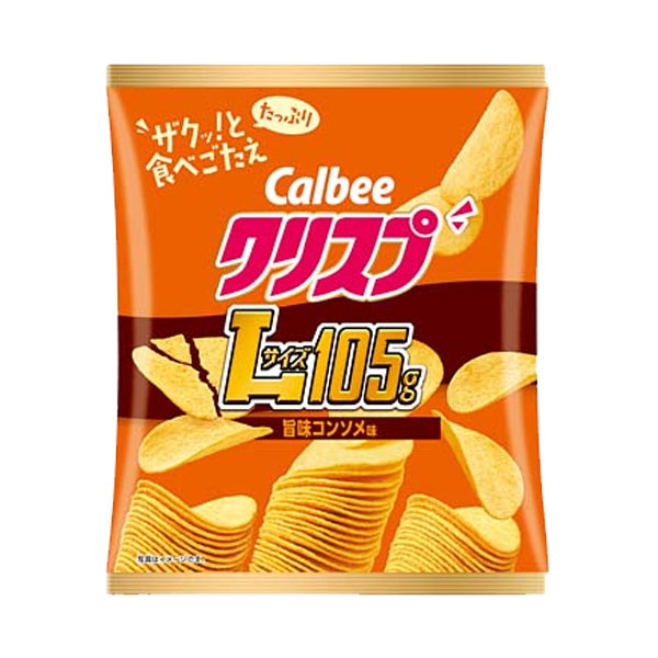 【楽天市場】カルビー クリスプ 旨味コンソメ味 105g 12コ入り 2025/04/07発売 (4901330621049)：おかしのマーチ