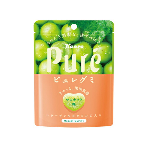 【楽天市場】(全国送料無料)カンロ ピュレグミ マスカット 56g 6コ入り メール便 (4901351058640m)：おかしのマーチ
