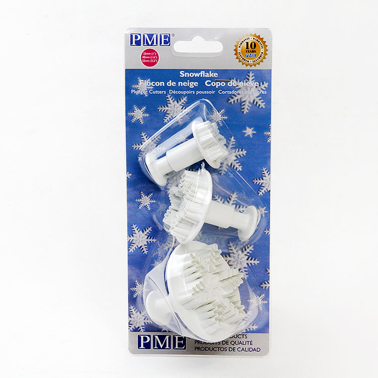 【楽天市場】PME プランジャー Snowflake（雪の結晶/スノーフレーク）S・M・Lセット SF708 抜き型 シュガークラフト 型抜き ...
