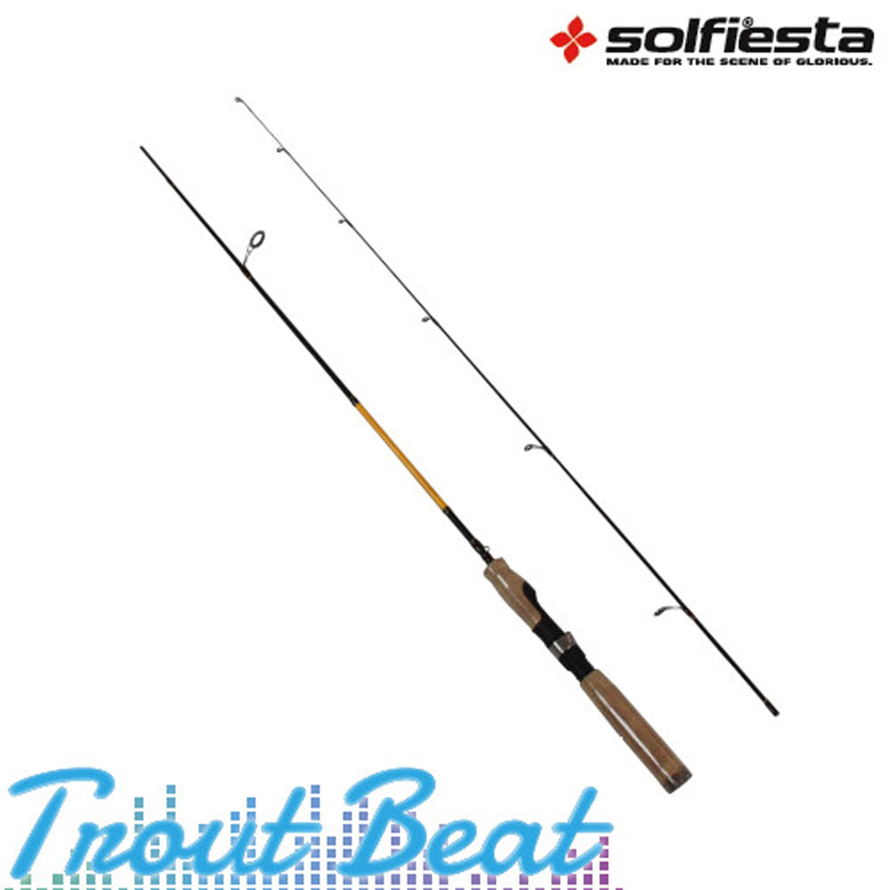 【楽天市場】solfiesta トラウトロッド TROUT BEAT6.0F(solf-031043)｜鱒 マス 管理釣場 入門モデル 管釣り ニジマス スピニング レンジャー トラウト ...
