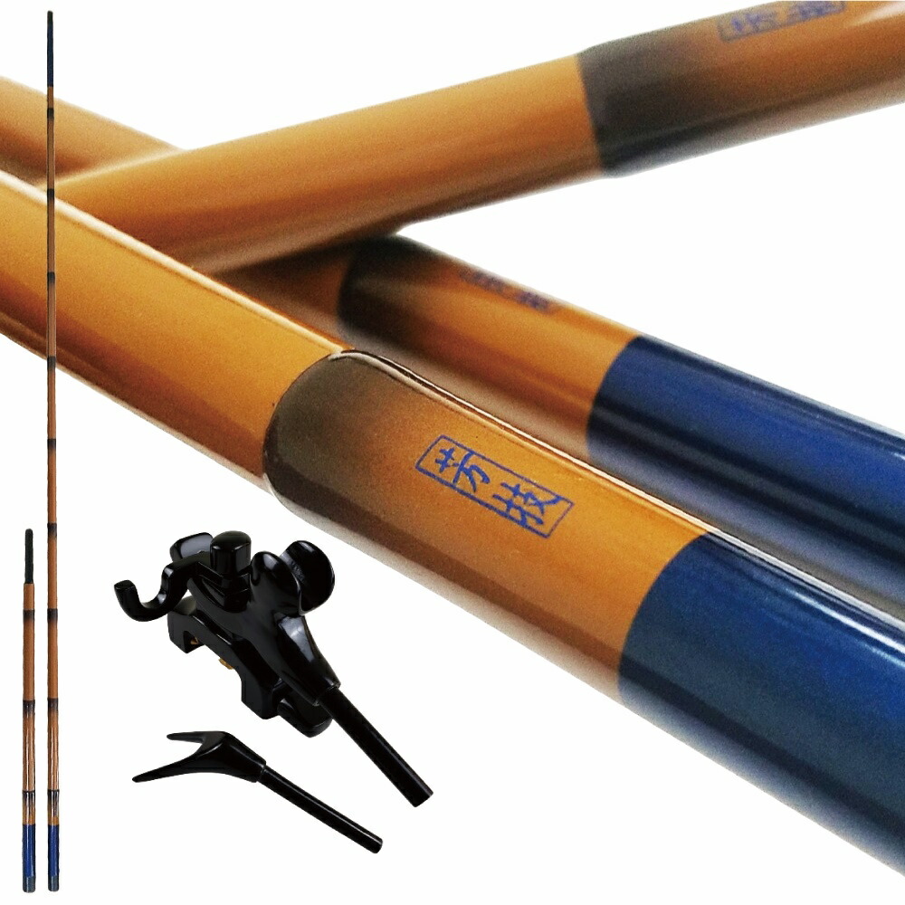 楽天市場】ダイシン 勇志 1本半竿掛セット 笛巻 大砲万力カリン