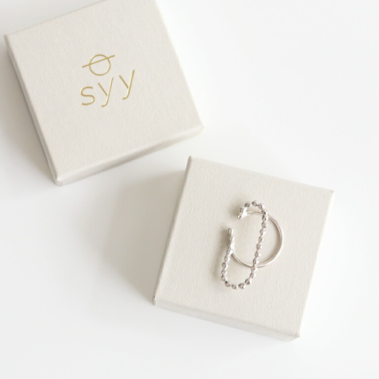 【楽天市場】【100円クーポン配布中】syy [スー]ame イヤーカフ (silver)：CDC general store