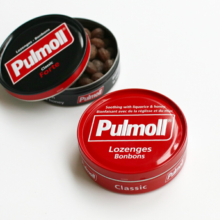 【楽天市場】【100円クーポン配布中】Pulmoll[プルモール]缶入りキャンディ【クラシック】【フォルテ】のど飴[キャンディ ドイツ 輸入 ...