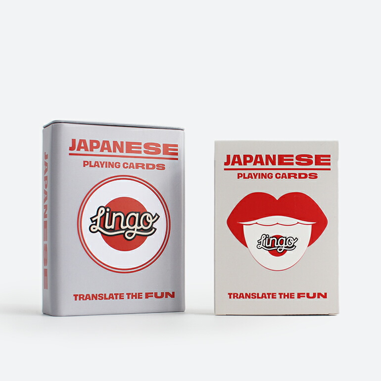 【楽天市場】【ワンダフルデー★当店ポイント10倍】Lingo[リンゴ]Lingo Playing Cards Japanese wayfarer tin トランプ[日本語 japanese ...
