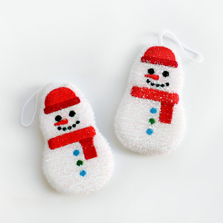 【楽天市場】【100円クーポン配布中】KIKKERLAND[キッカーランド]SNOWMAN SCRUB SPONGES (2個組)[スポンジ ...