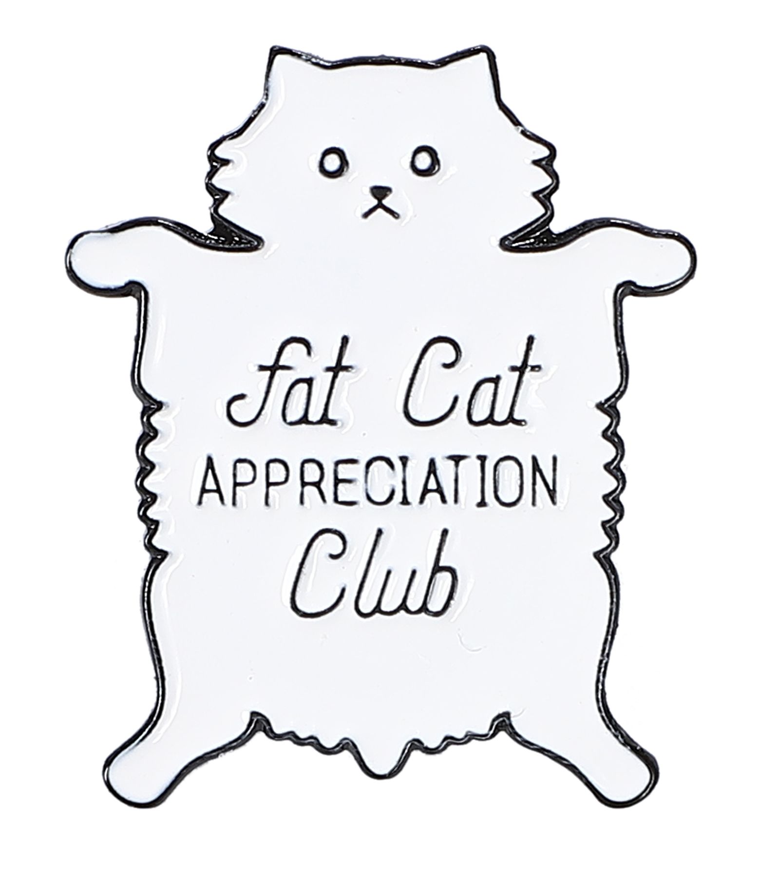 【楽天市場】猫 fat Cat club ピンバッジ バタフライクラッチ バッジ ラペルピン ブローチ スーツ 可愛い 胸元 面白 グッズ ...
