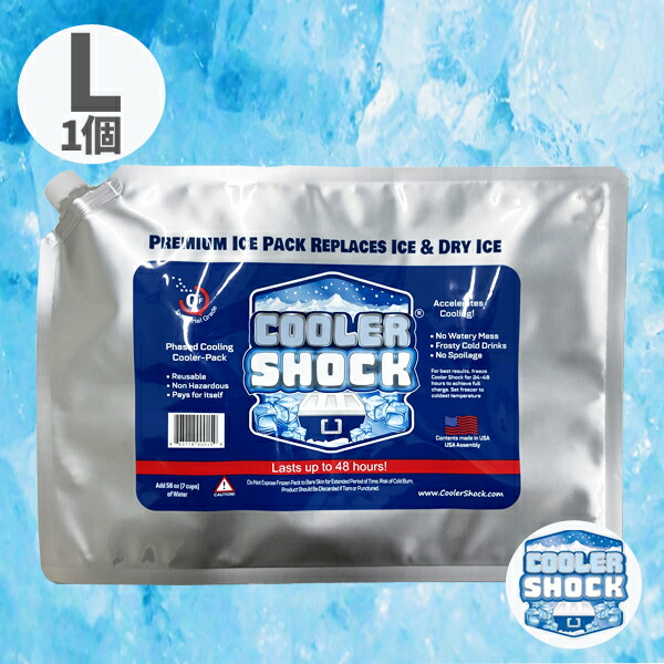 【楽天市場】保冷剤 長時間 cooler shock L クーラーショック アイスパック 保冷 氷点下 クーラーパック 保冷パック クーラー ...