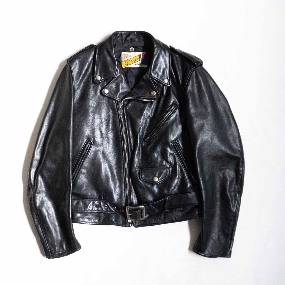 【楽天市場】【雰囲気抜群】SCHOTT【118/ダブルライダース ジャケット】38 レザー アメリカ製 ブラック ショット：OLD BOY SHOP