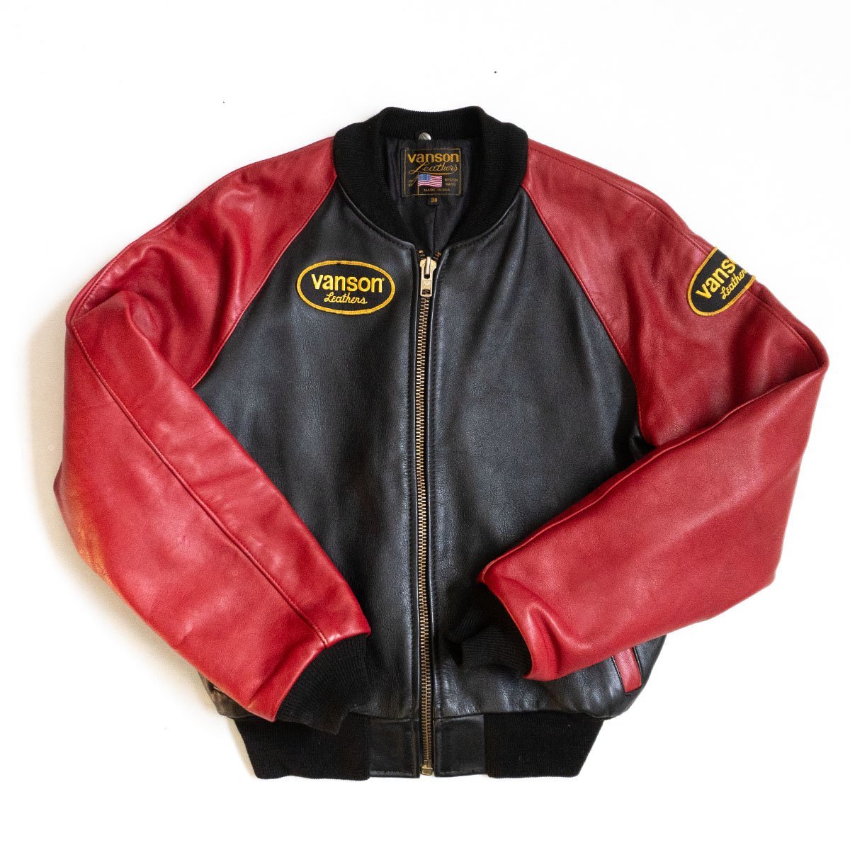【楽天市場】【美品】 VANSON 【TJV オールレザー スタジャン】38 ジャケット USA製 バンソン：OLD BOY SHOP