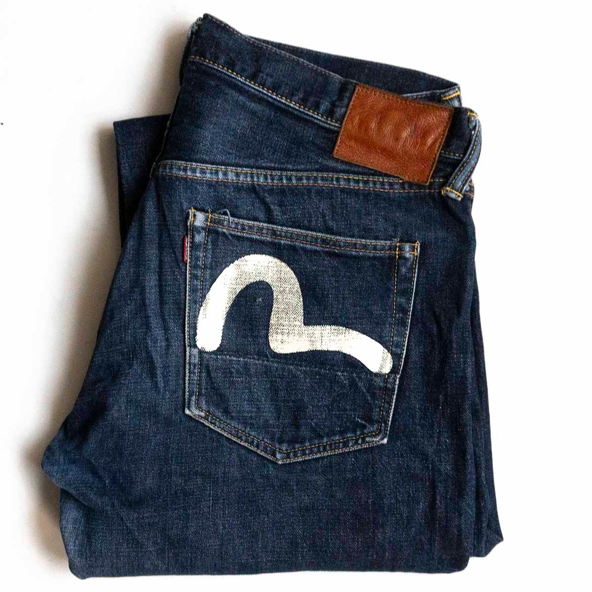 【楽天市場】【雰囲気抜群/濃紺】EVISU 【LOT.2000 デニムパンツ】36×35 エビス ジーンズ カモメ 2407305：OLD BOY SHOP